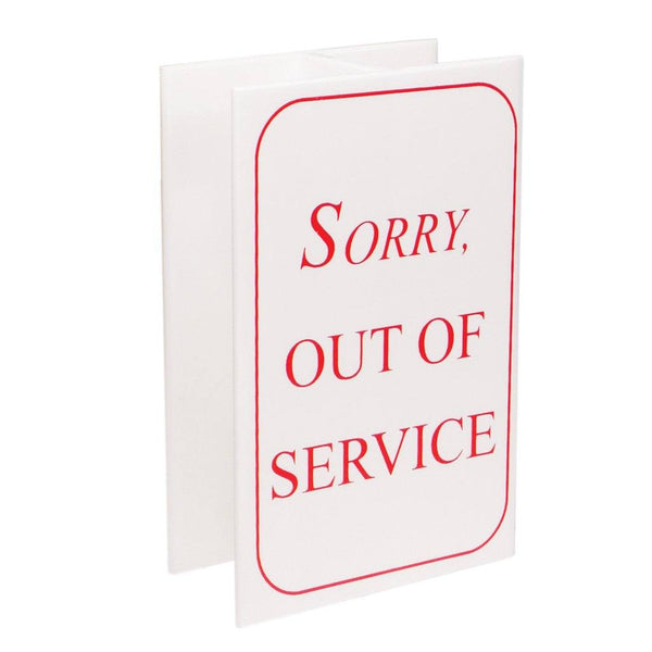 Professional Out of Service Restroom Stall Block-Aide and Sign ...