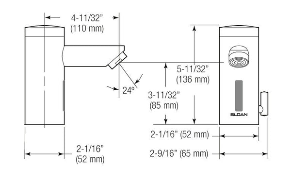 Optima Faucet 0.5 GPM with Mixer (Solar) – sloanrepair